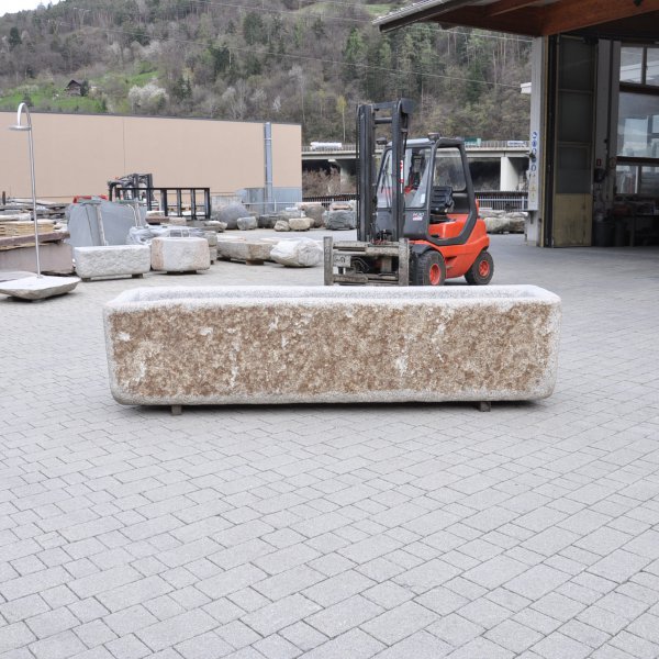 Large rectangular granite trough